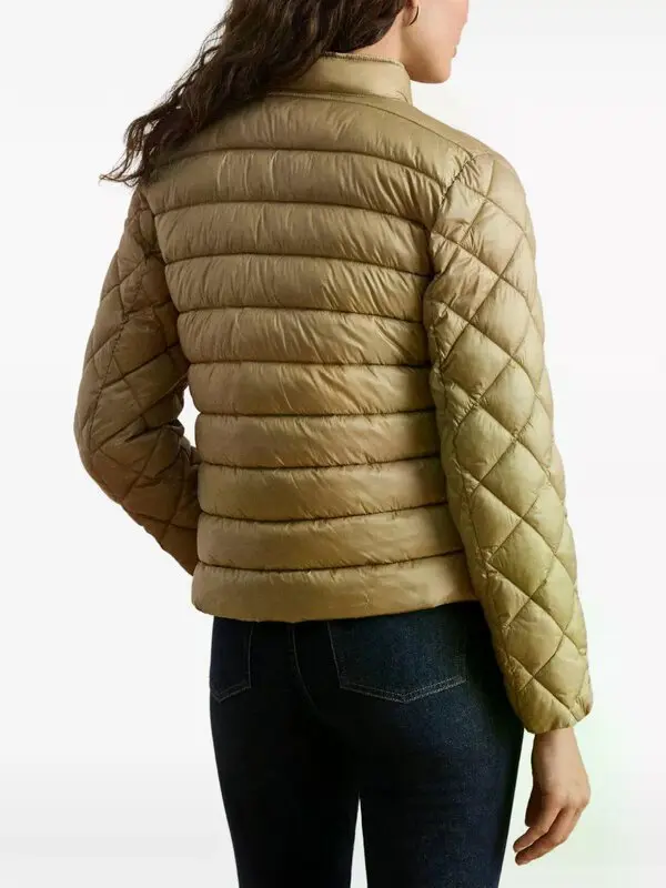 Ralph Lauren Quilted Mockneck Jacket - Neutrals