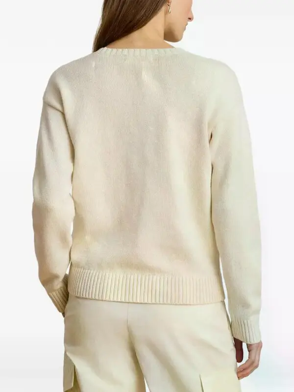 Ralph Lauren Vizsla Intarsia-knit Crew Neck Sweater