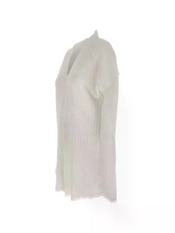 KANGRA Fringed Short-sleeve Cardigan
