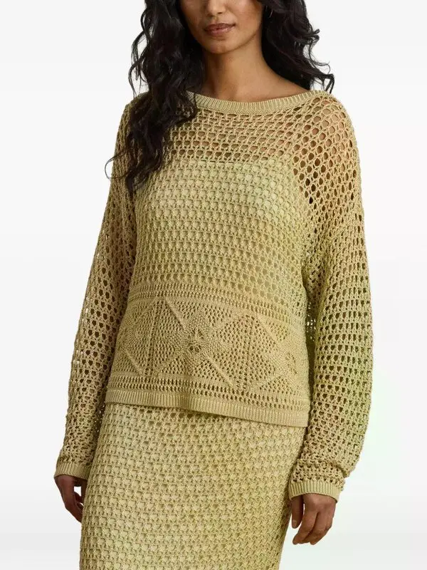 Ralph Lauren Pointelle-knit Sweater