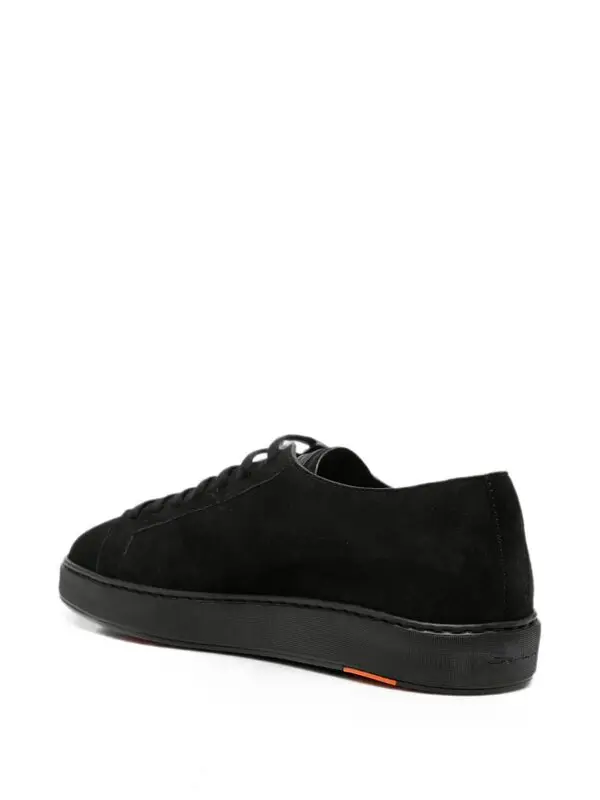 Santoni Lace-up Suede Sneakers