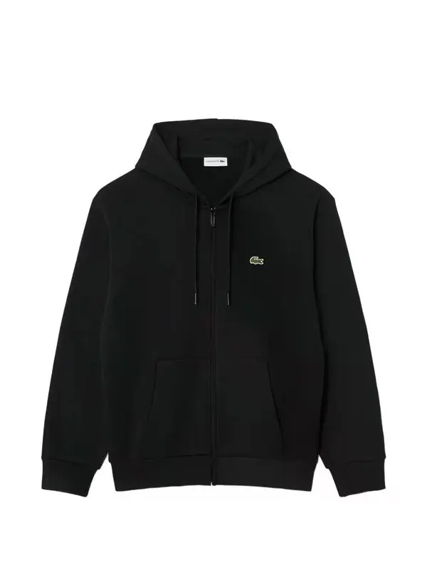 Lacoste Zip-up Hoodie - Black