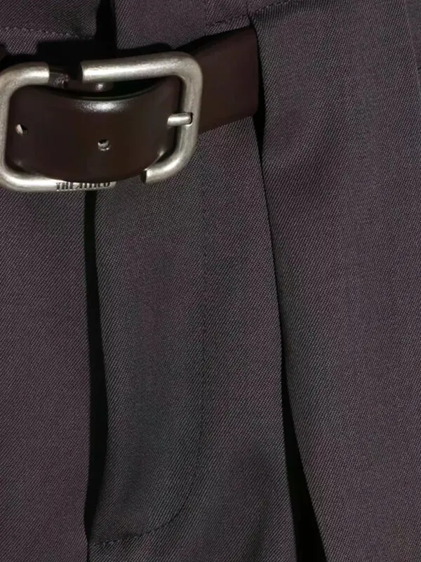 Attico Belted Pleated Trousers
