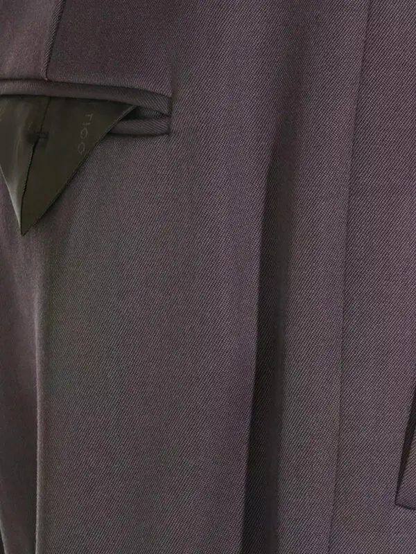 Attico Belted Pleated Trousers