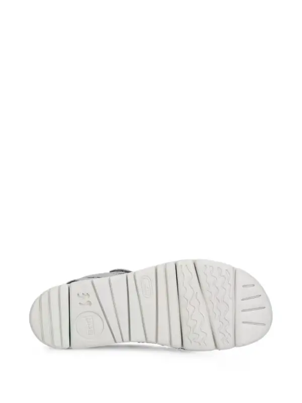 Camper Metallic-effect Buckle Detail Sandals - Silver