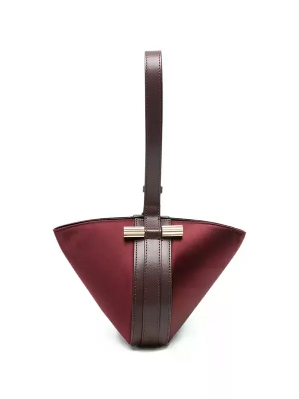 Victoria Beckham Portofino Satin Tote Bag - Red