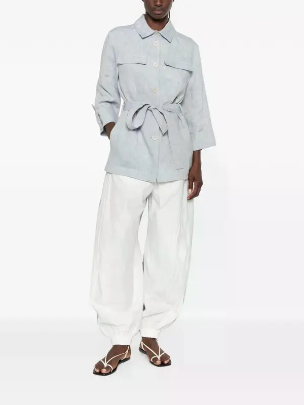 Peserico Belted Overshirt