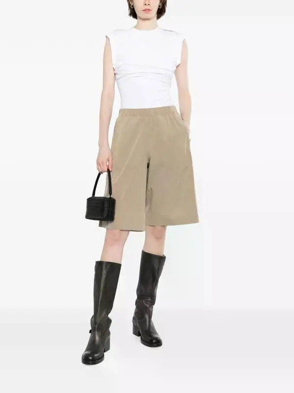 Alexander Wang Twist-bust Layered Tank - White