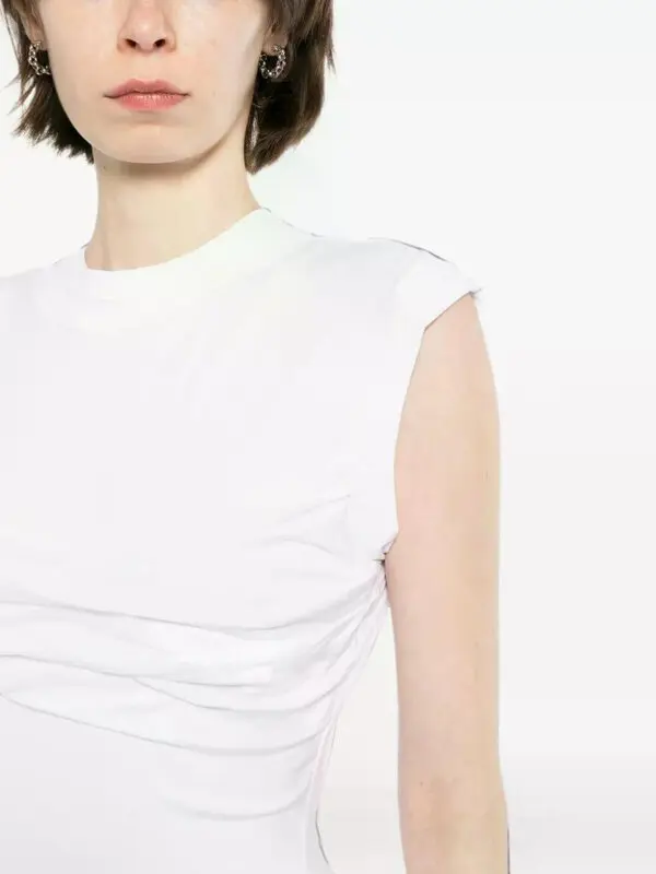 Alexander Wang Twist-bust Layered Tank - White