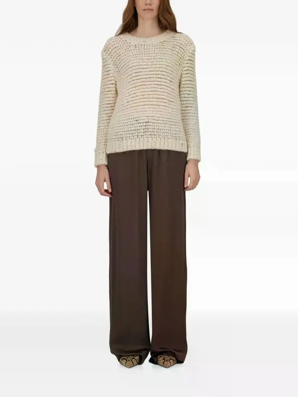 Herno Sequin-embellished Corncob-stitch Sweater