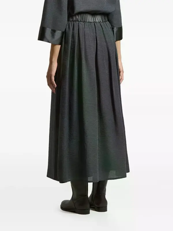 Peserico Pleated Midi Skirt