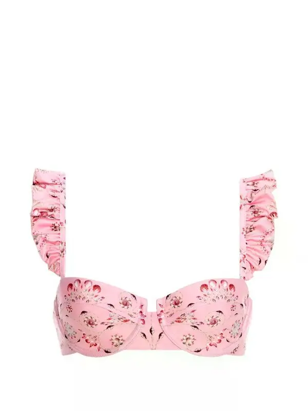 Agua Bendita Underwired Bikini Top - Pink