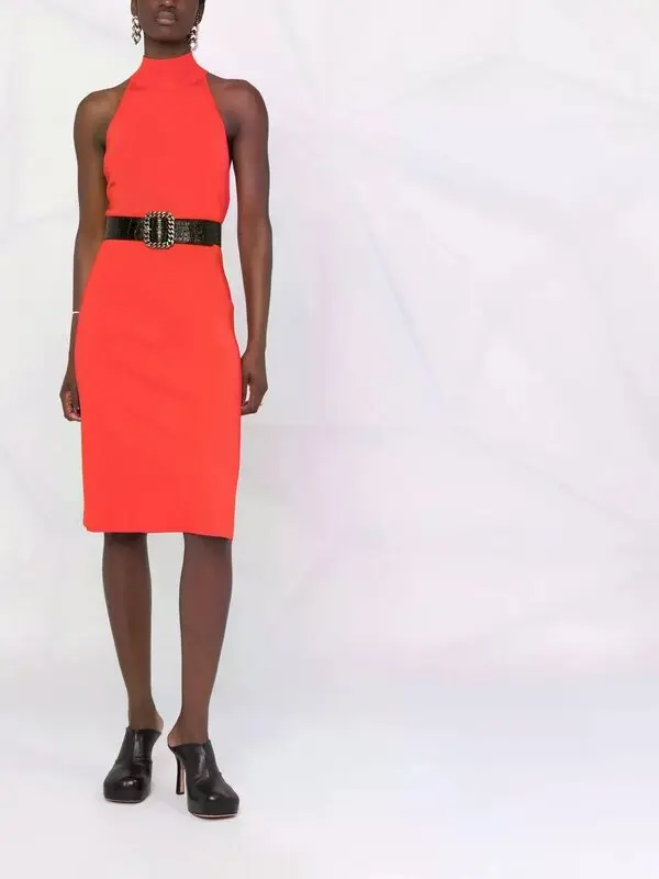Givenchy Knitted Sleeveless High Neck Dress