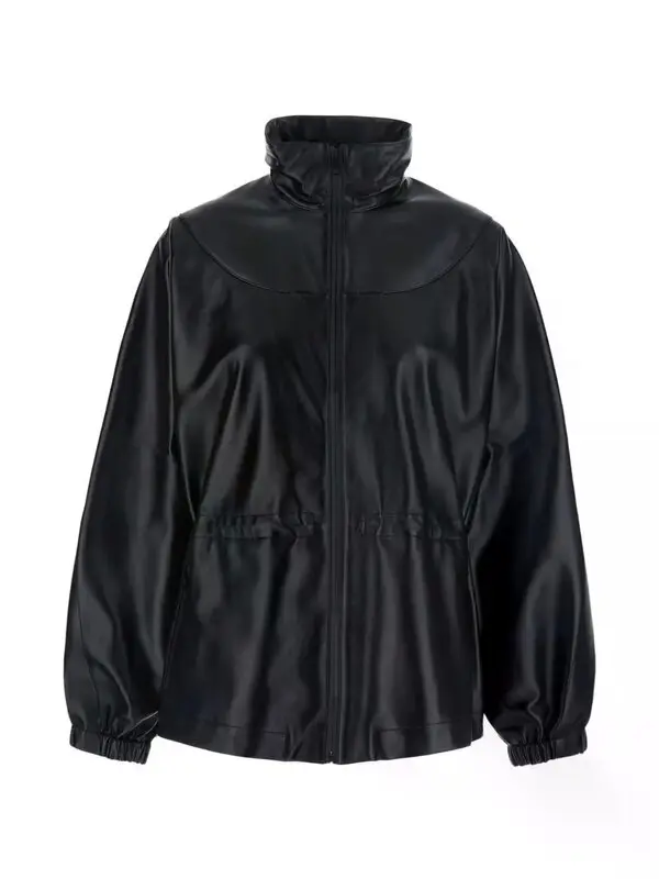 Givenchy Elasticated-waist Leather Jacket