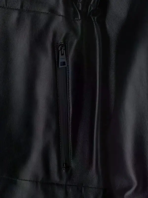 Givenchy Elasticated-waist Leather Jacket