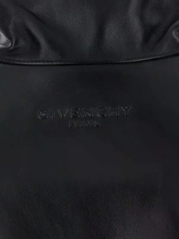 Givenchy Elasticated-waist Leather Jacket