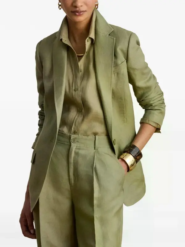 Ralph Lauren Single-button Twill Blazer