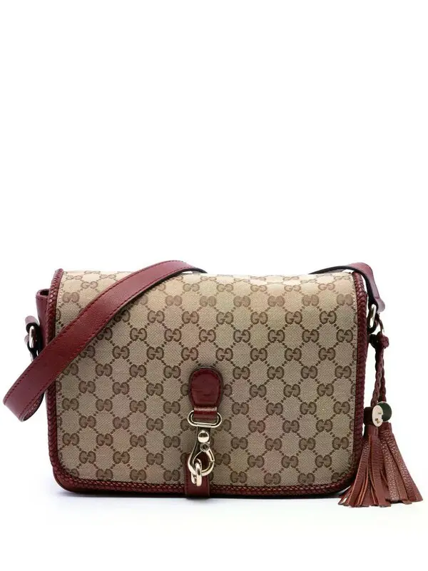 Gucci Gg Canvas Marrakech Crossbody Bag - Neutrals
