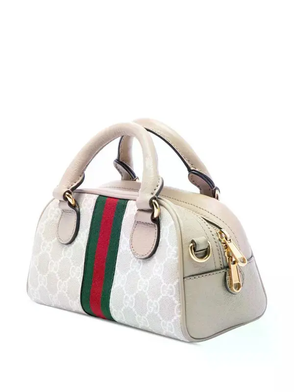 Gucci Ophidia Gg Supreme Web Mini Satchel - Neutrals