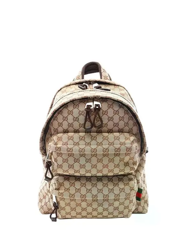 Gucci Gg Canvas Backpack