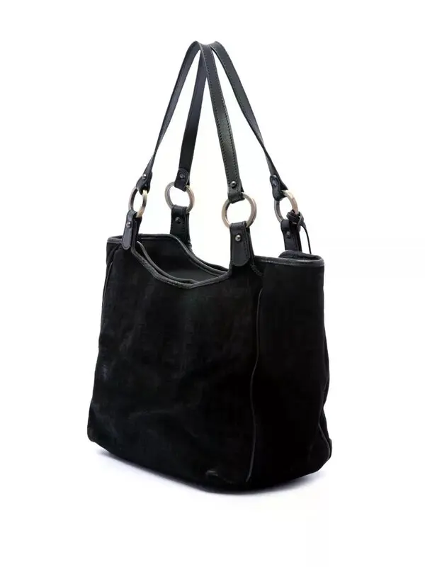 Fendi Zucca Suede Chef Tote Bag