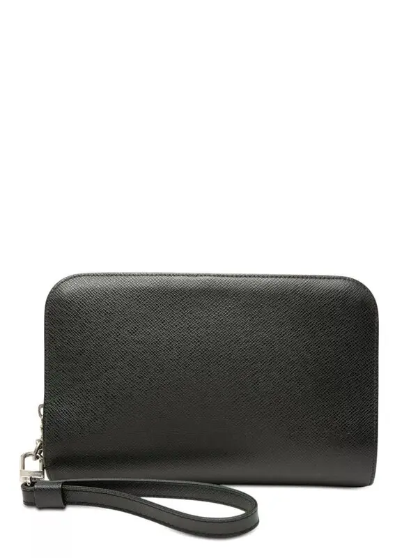LOUIS VUITTON 2008 Taiga Leather Pochette Baikal Clutch Bag
