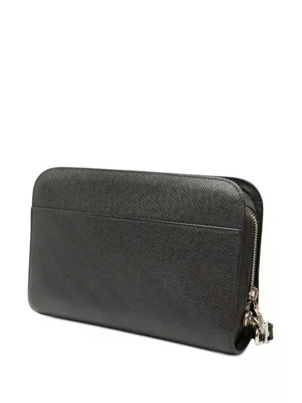 LOUIS VUITTON 2008 Taiga Leather Pochette Baikal Clutch Bag