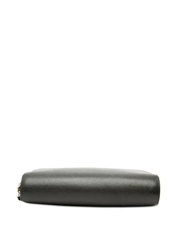 LOUIS VUITTON 2008 Taiga Leather Pochette Baikal Clutch Bag