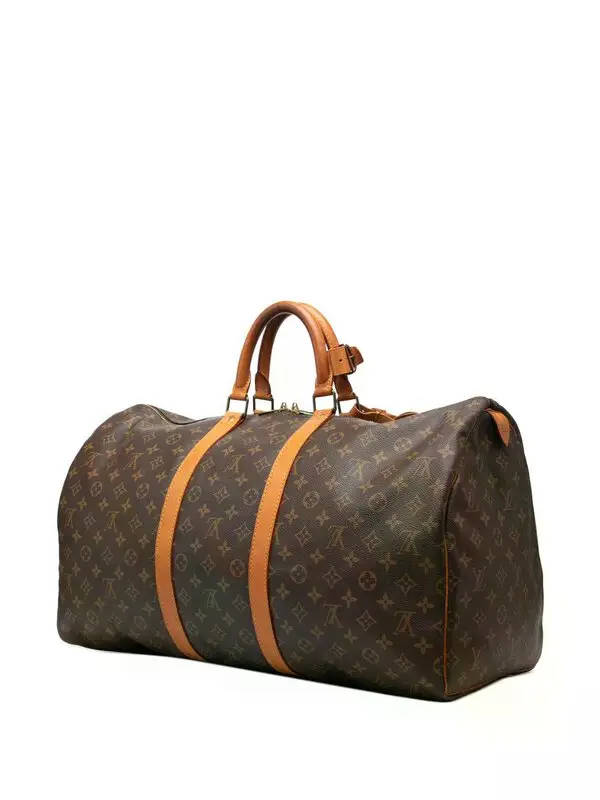LOUIS VUITTON Monogram Keepall 55 Travel Bag