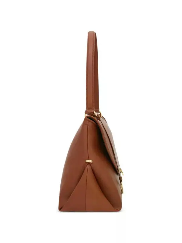 FERRAGAMO Gancini Handbag - Brown