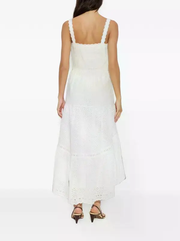 Ulla Johnson Broderie Anglaise Maxi Dress - White