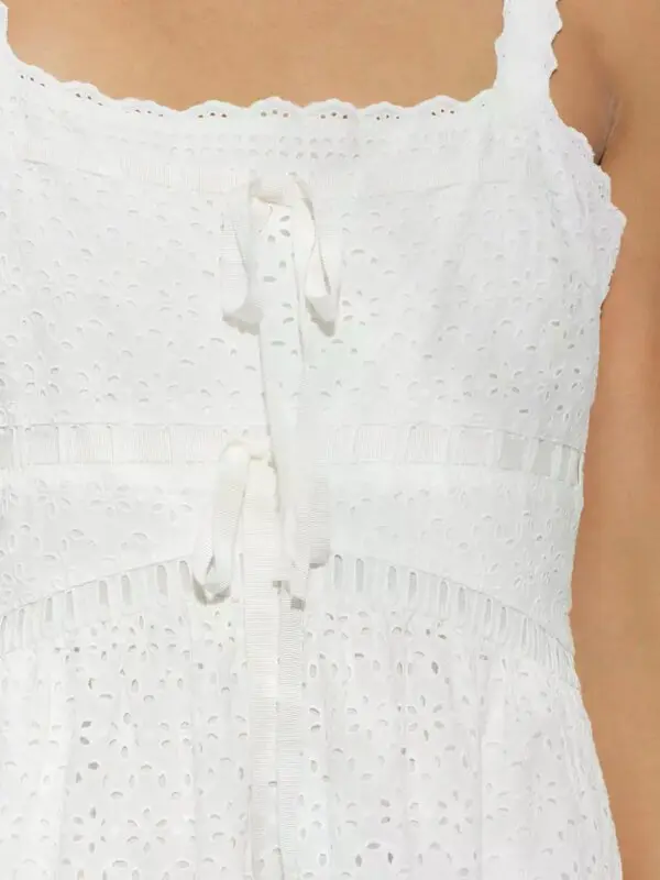 Ulla Johnson Broderie Anglaise Maxi Dress - White