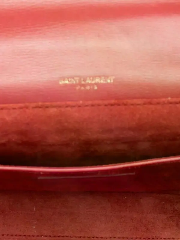 Saint Laurent Bellechasse Medium Bag - Red