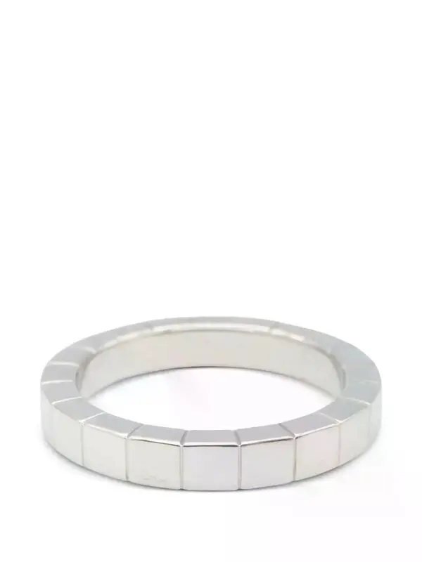 Cartier 18k White Gold Lanière Ring
