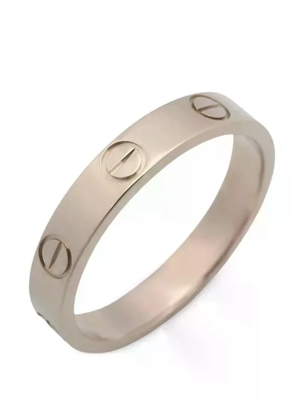 Cartier 18k White Gold Love Ring - Silver