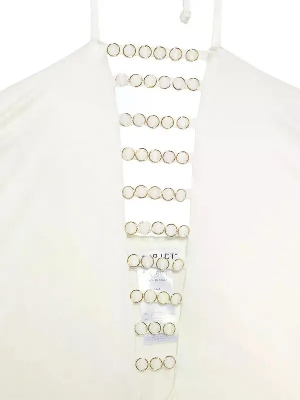 MAZZEI Ring Embellished Halterneck Swimsuit
