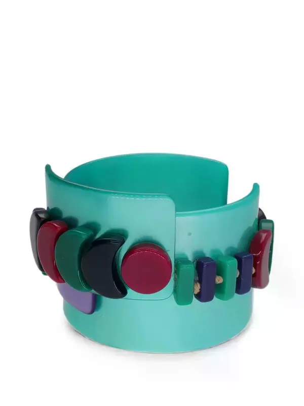 Vintage Crescent Detail Cuff Bracelet