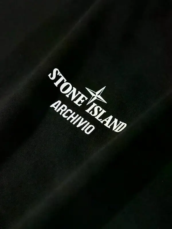 Stone Island Archivio Logo-print T-shirt - Black