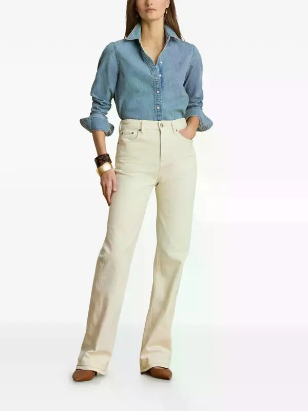 Ralph Lauren Embroidered Logo Denim Shirt