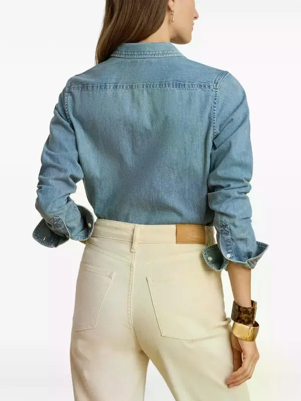 Ralph Lauren Embroidered Logo Denim Shirt