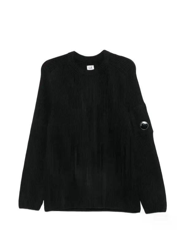 C.P. COMPANY Logo-patch Knitted Sweater