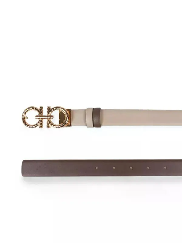 FERRAGAMO Gancini Reversible Leather Belt