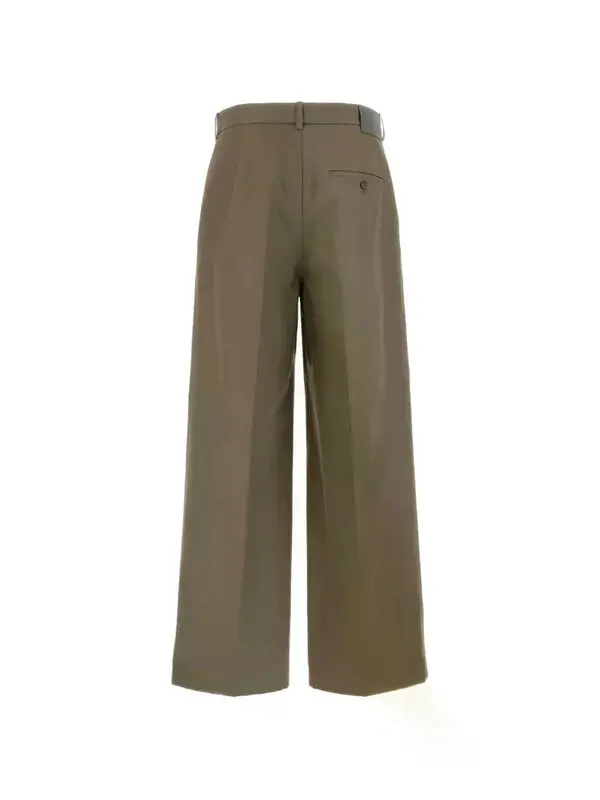 Balenciaga Twill Wide-leg Trousers