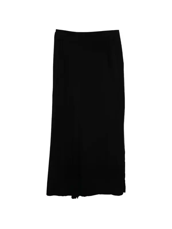 Yohji Yamamoto Panelled Front Slit Skirt