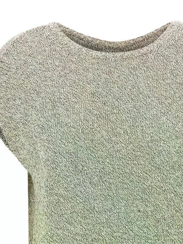 KANGRA Sequin Embellished Open-back Sweater - Neutrals