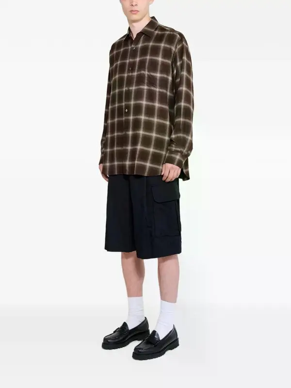 SSSTEIN Pleated Cargo Shorts