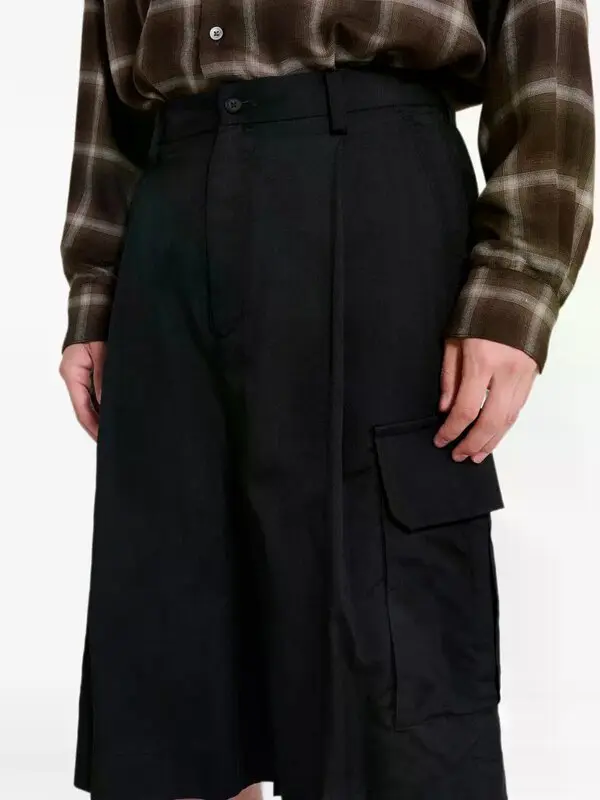 SSSTEIN Pleated Cargo Shorts