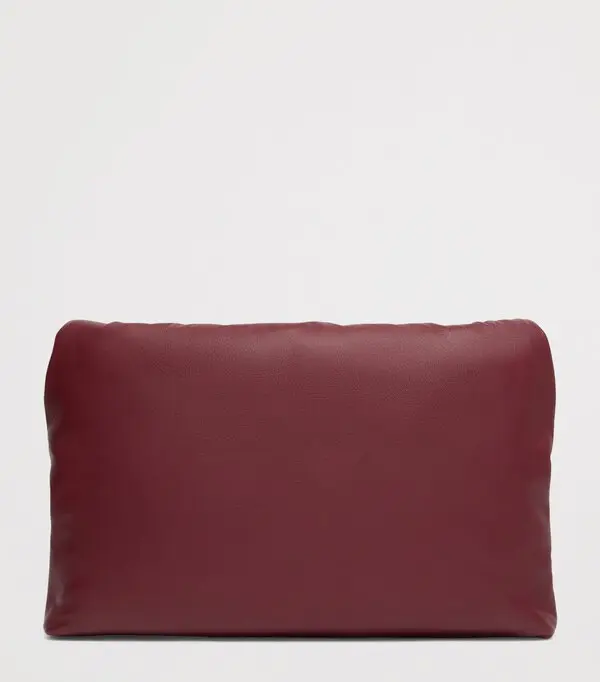Max Mara Leather Pasticcino Clutch Bag