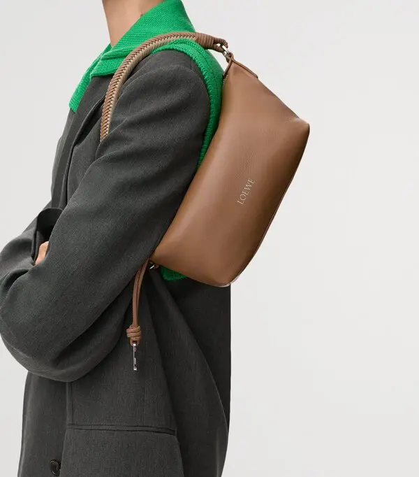 Loewe Nappa Leather Cala Top-handle Bag - Beige