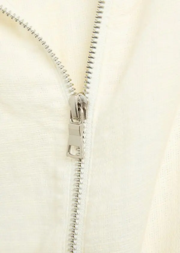 MKI MIYUKI ZOKU Rider Checked-weave Cotton Overshirt - White 02